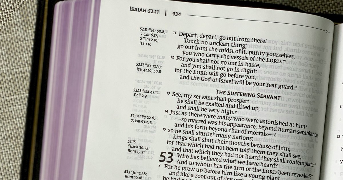 Is Isaiah 52-53 a forbidden text for Jews? (The suffering servant)